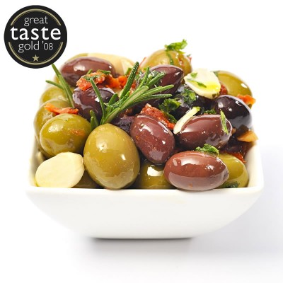 Marinated Olives with stones from Olives Direct